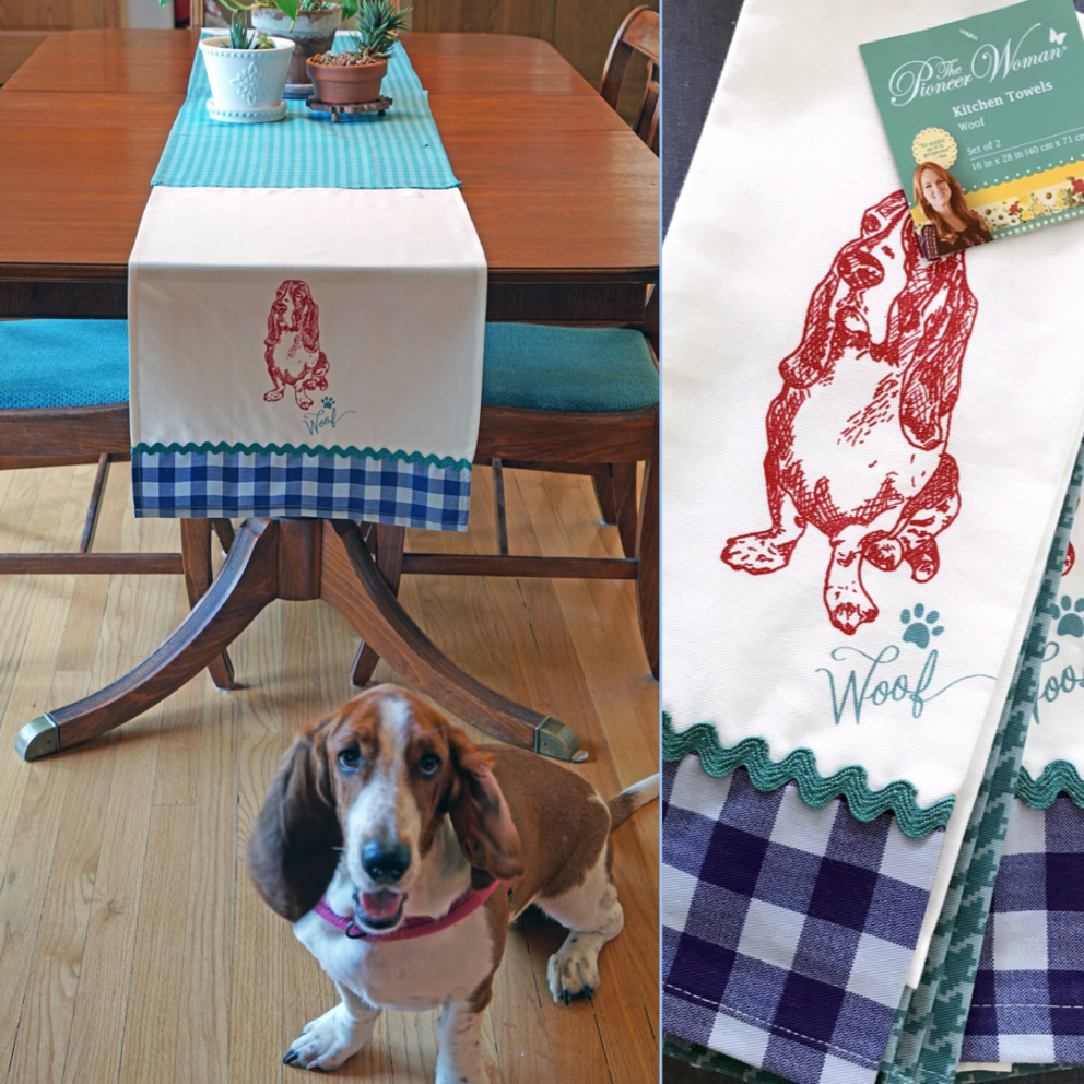 DIY Puppy Print Table Runners - We Heart Hounds