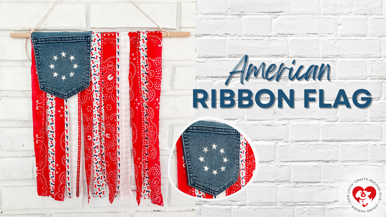 DIY American Ribbon Flag