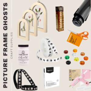 5-minute DIY Picture Frame Ghosts