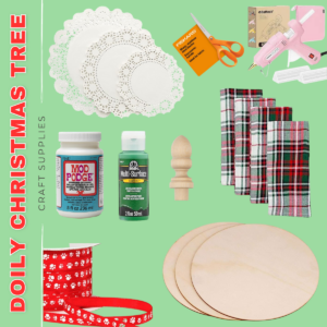 Dollar Tree DIY Paper Doily Christmas Tree